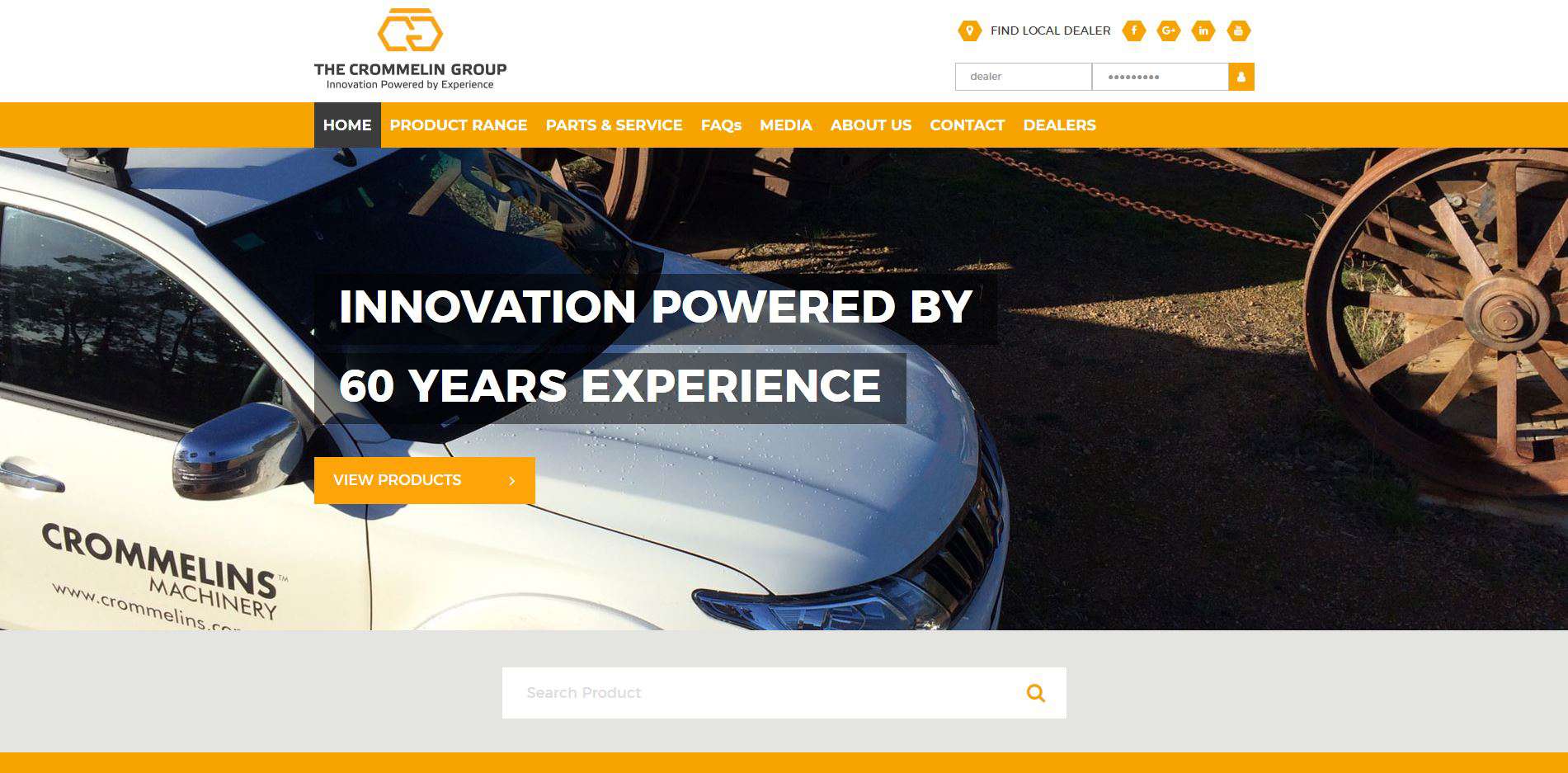 CROMMELINS FRESH NEW WEBSITE | Crommelins Machinery